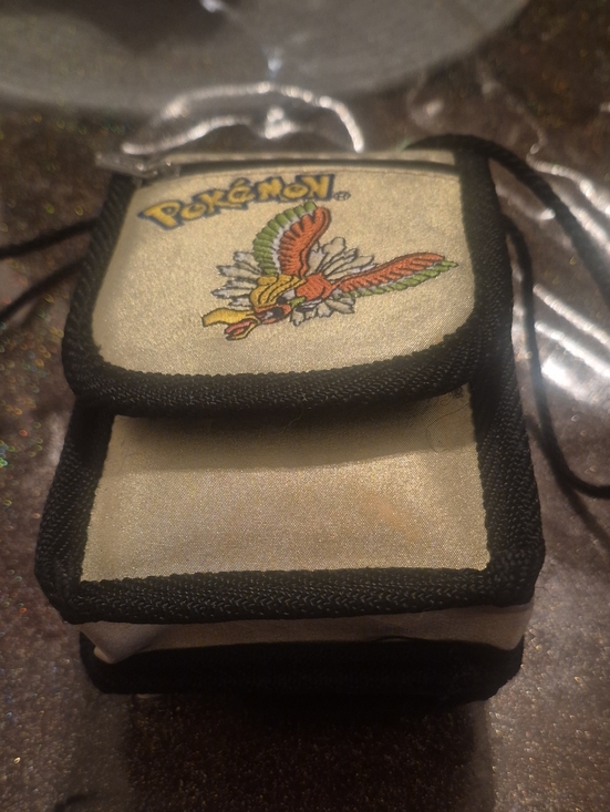 Pokemon | Bags | Pokemon Cream Pouch With Red Green And Yellow Hooh ...